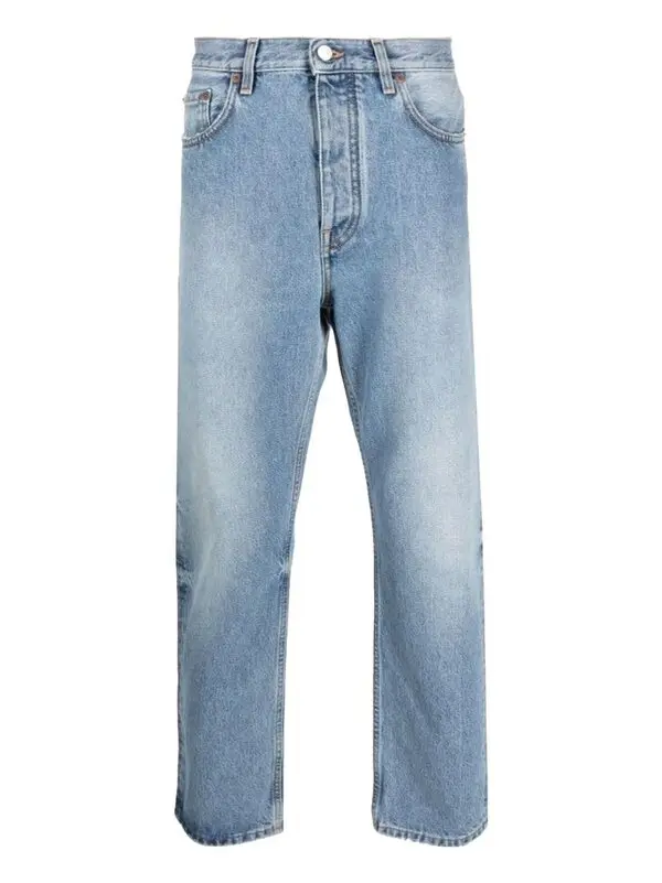 Harmony Mid-rise Straight-leg Jeans - Blue
