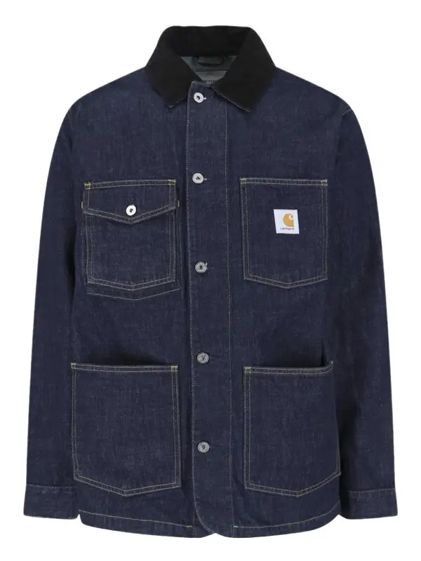 Carhartt Work In Progress Denim Chore Coat - Black