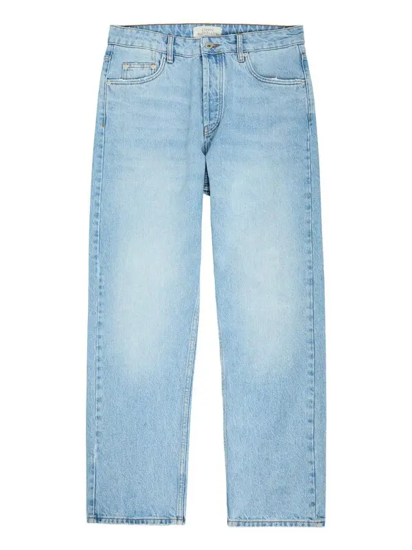 Studio Nicholson Riso Straight-leg Jeans - Light Blue