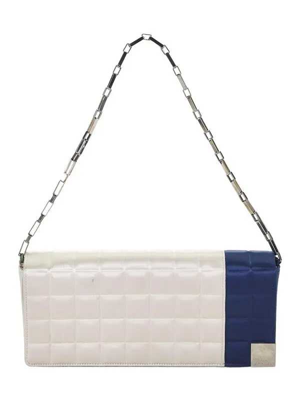 Chanel Satin Chocolate Bar Shoulder Bag - Multi