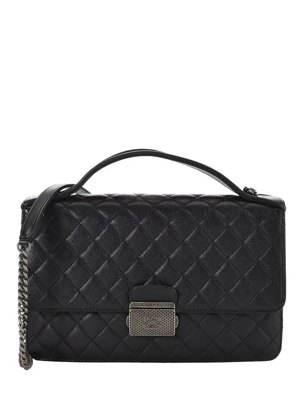 Chanel Goatskin University Flap Bag - Black