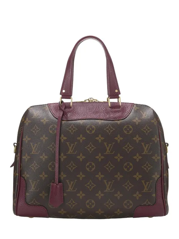 LOUIS VUITTON Monogram Canvas Retiro Nm Top Handle Bag - Brown