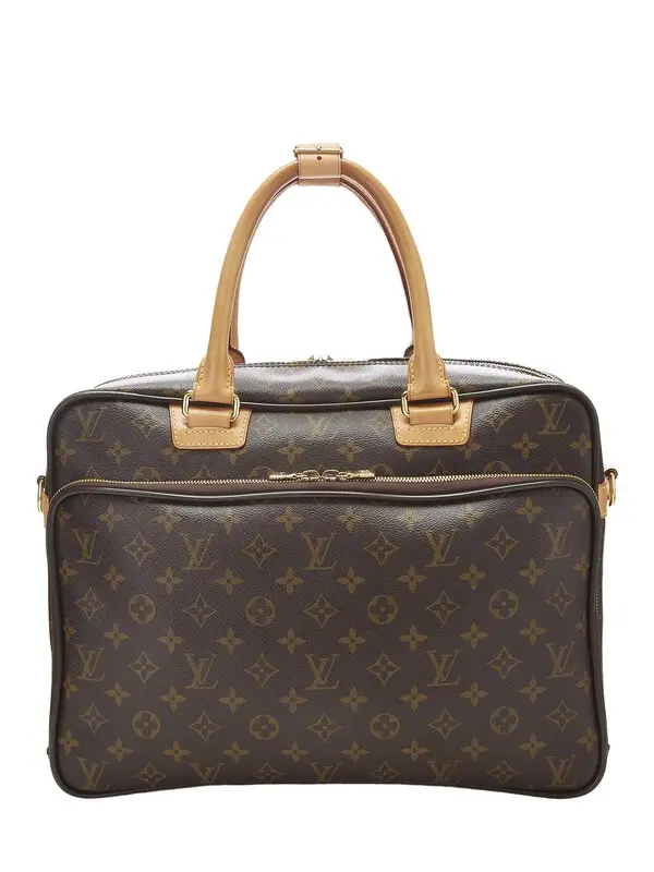 LOUIS VUITTON Monogram Icare Briefcase - Brown