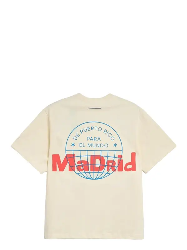 Adidas X Bad Bunny Dtmf Tour Merch Madrid T-shirt - Beige