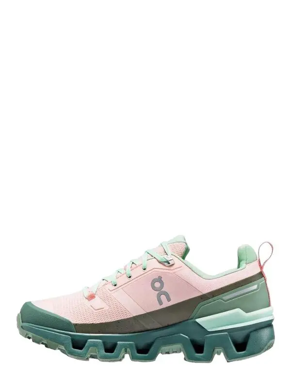 On Cloudwander Waterproof Sneakers - Pink/green