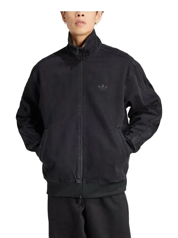 Adidas Premium Denim Firebird Track Jacket - Black