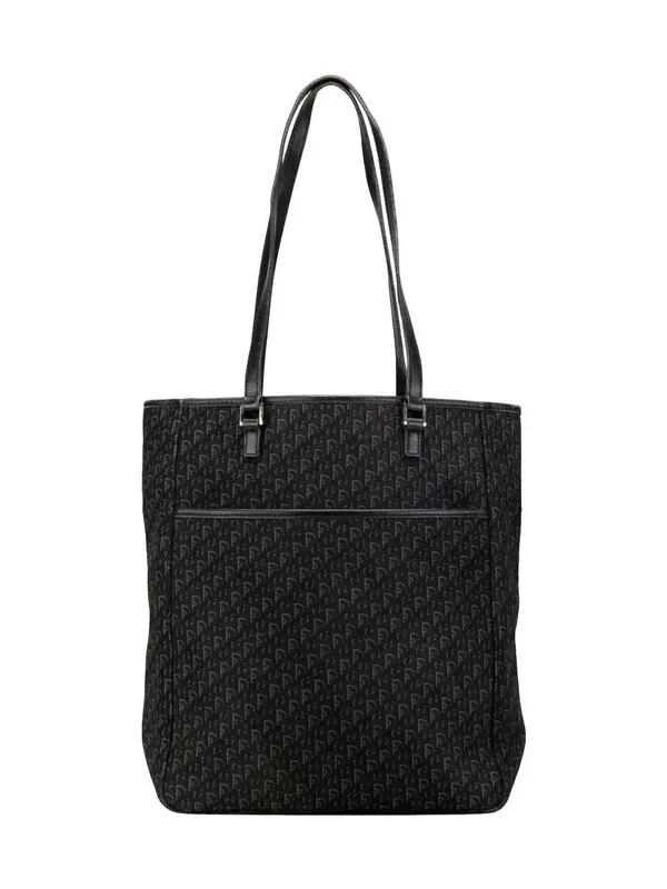 Dior Diorissimo Trotter Canvas Tote Bag - Black