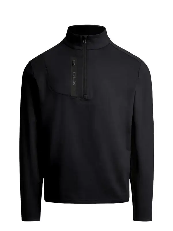 Rlx Ralph Lauren Half-zip Pullover - Black