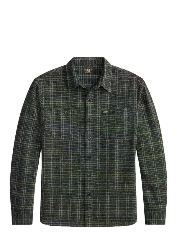 Ralph Lauren Checked Long-sleeved Shirt - Blue