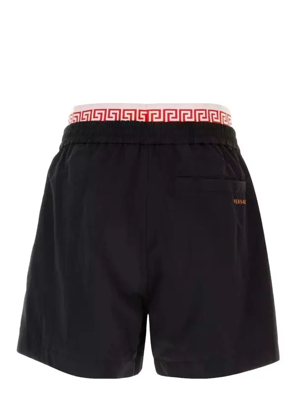 Versace Greca Medusa Bermuda Shorts - Black