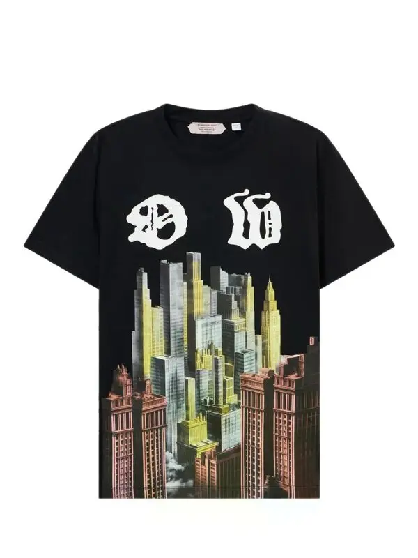 Off-White Graphic-print Palace T-shirt - Black