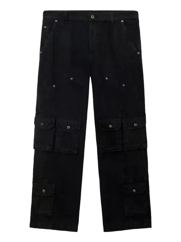 Off-White Multi-pocket Cargo Pants - Black