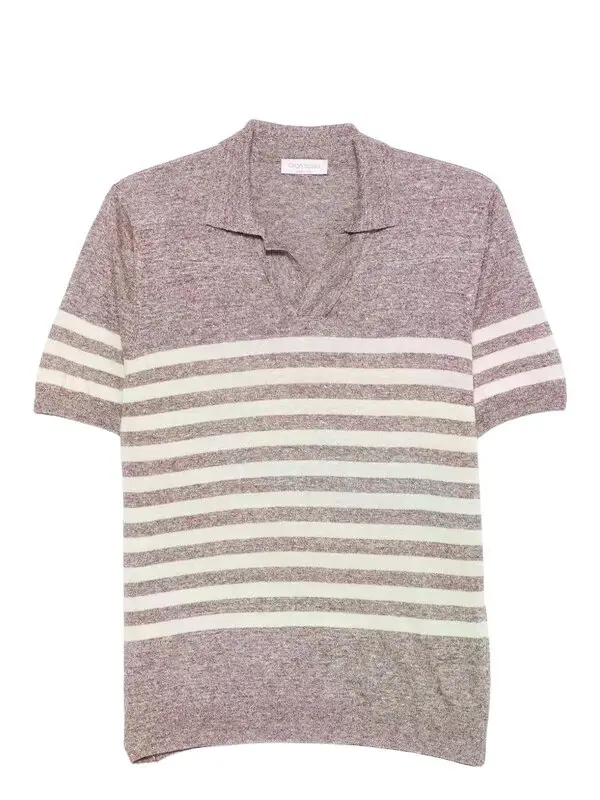 GRAN SASSO Striped T-shirt - Red
