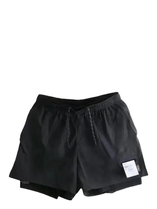 Satisfy Rippy™ Layered Trail Shorts - Black