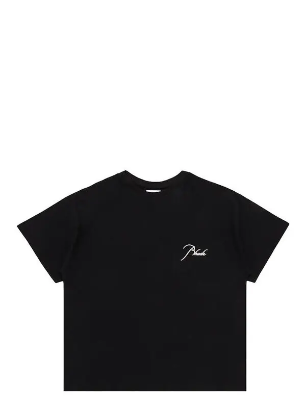Rhude Classique Raglan Tee Shirt - Black