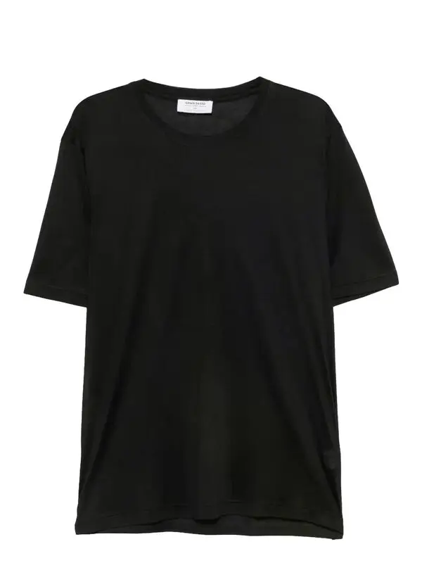 GRAN SASSO Short-sleeve T-shirt - Black