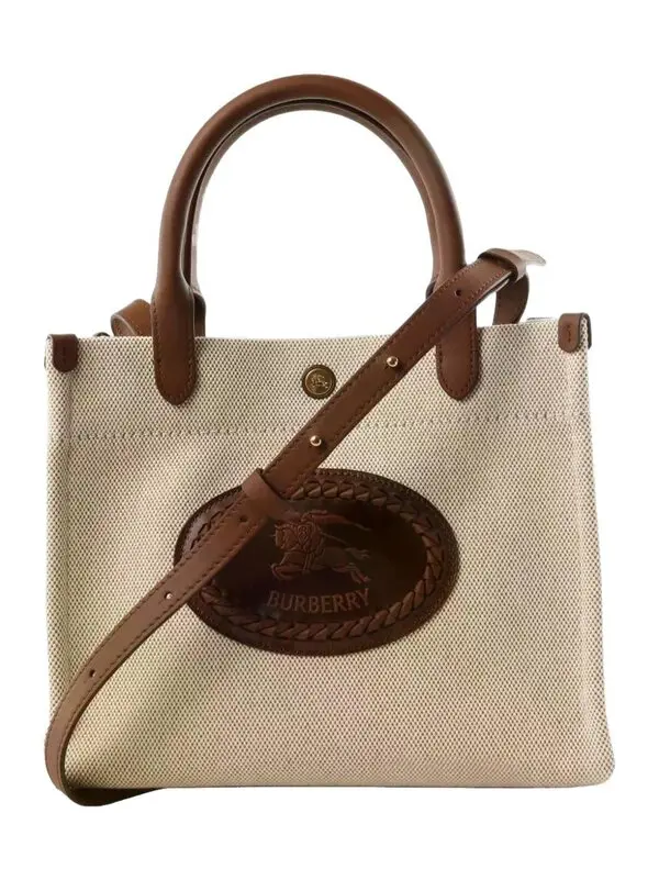 Burberry Mini Clovelly Tote Bag - Neutrals
