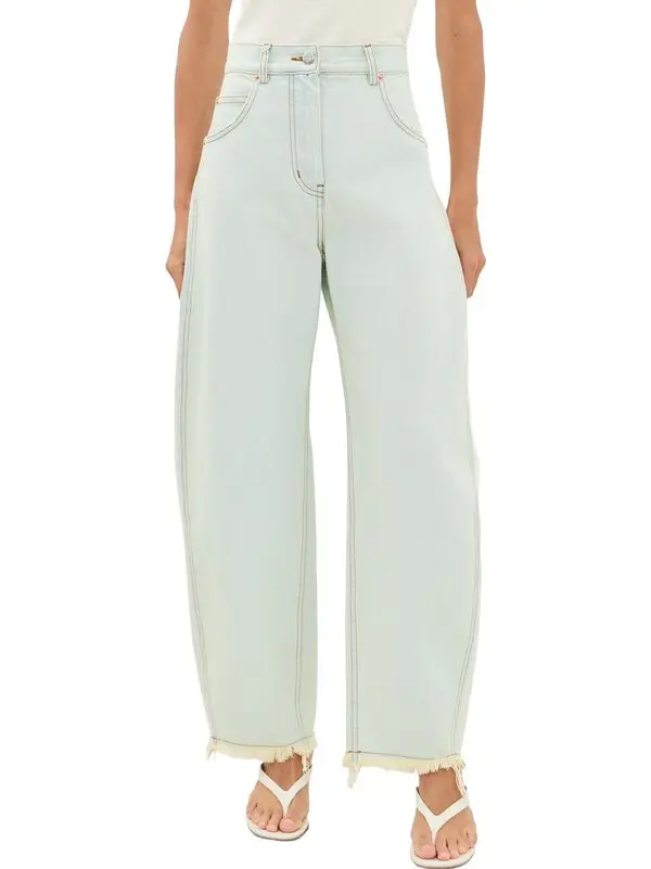 Rachel Comey Keenan Wide Leg Denim Pants - Bleached