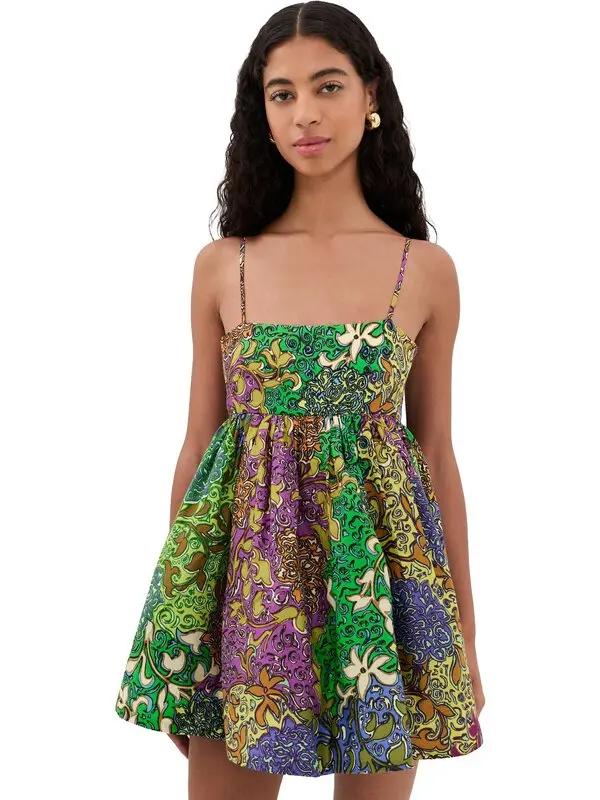 ALEMAIS Marnie Mini Dress With Floral Print And Cut-out Detail - Multi