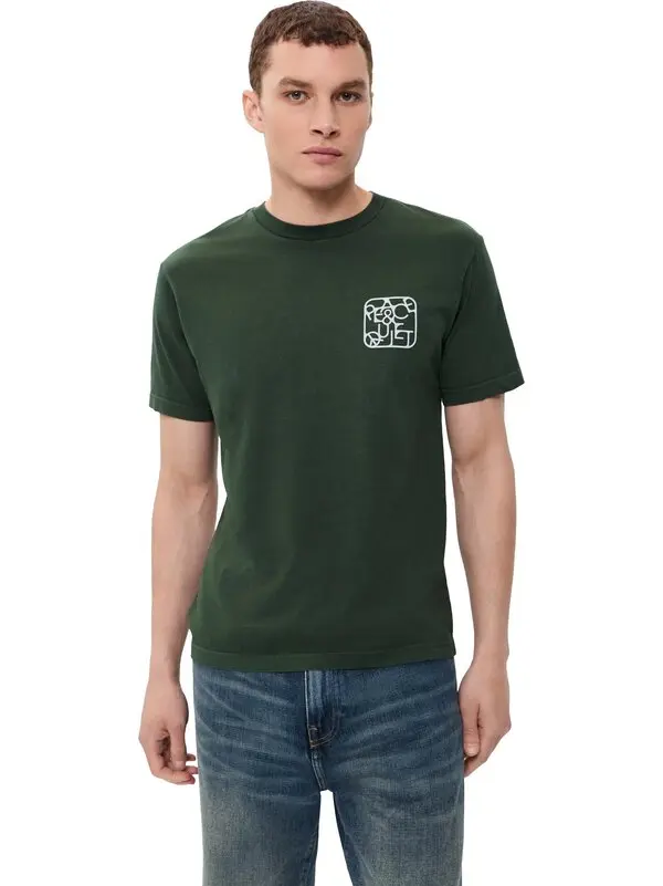 MUSEUM OF PEACE & QUIET Scramble T-shirt - Forest
