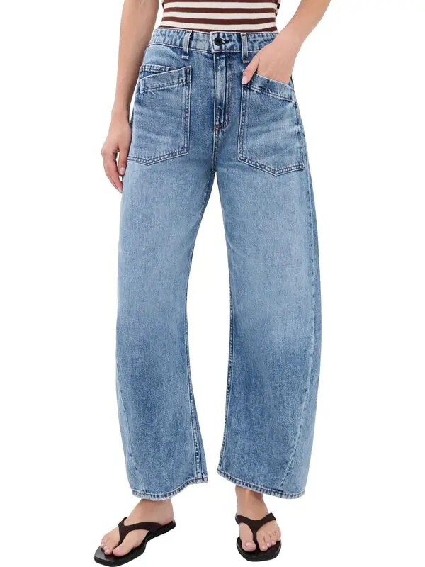 ASKK NY Twisted Barrel Jeans - Oasis