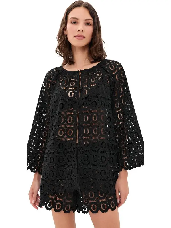 Hill House Home The Enella Tunic - Black