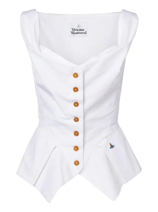 VIVIENNE WESTWOOD Cotton Top - White