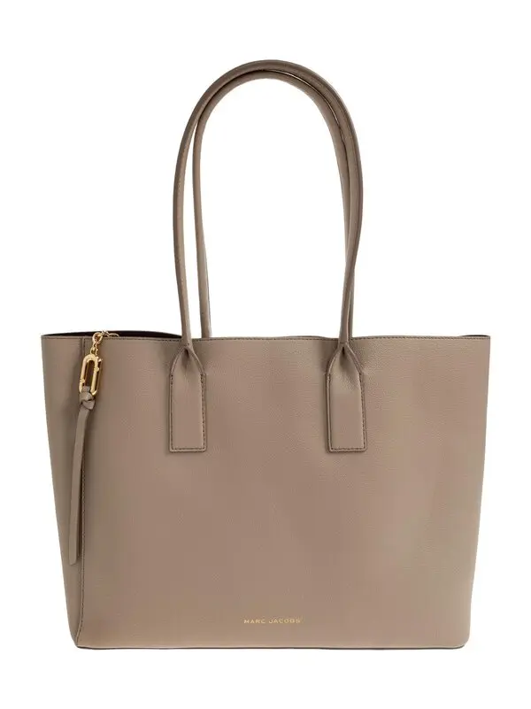 Marc Jacobs Pop" Leather Tote Bag - Beige