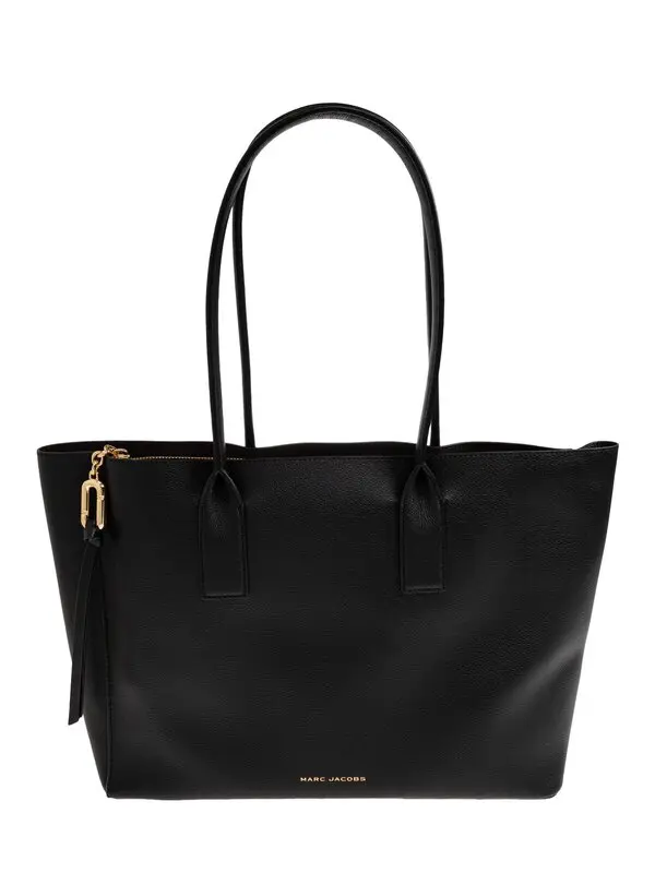 Marc Jacobs Pop" Leather Shopper Tote - Black