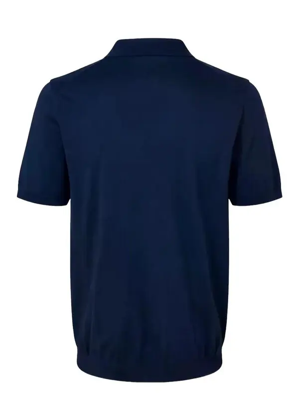DEVORE INCIPIT Short-sleeve Polo Shirt - Blue