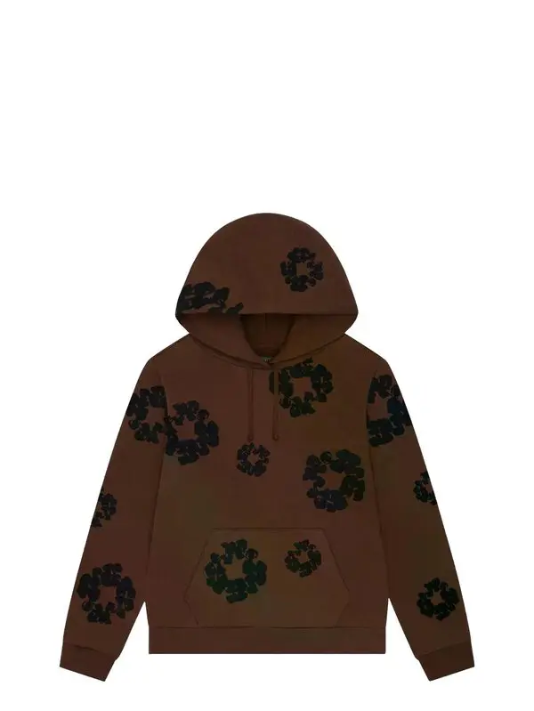 DENIM TEARS Wreath Hoodie - Brown