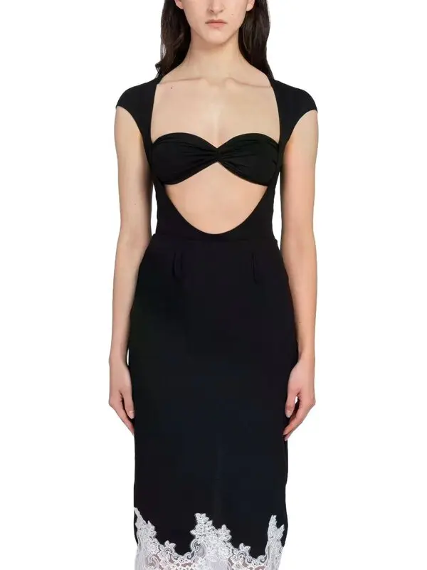 Beaufille Baes Cutout Bodysuit - Black
