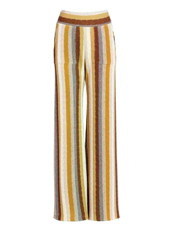 Silvia Tcherassi Colbie Striped Trousers - Neutrals