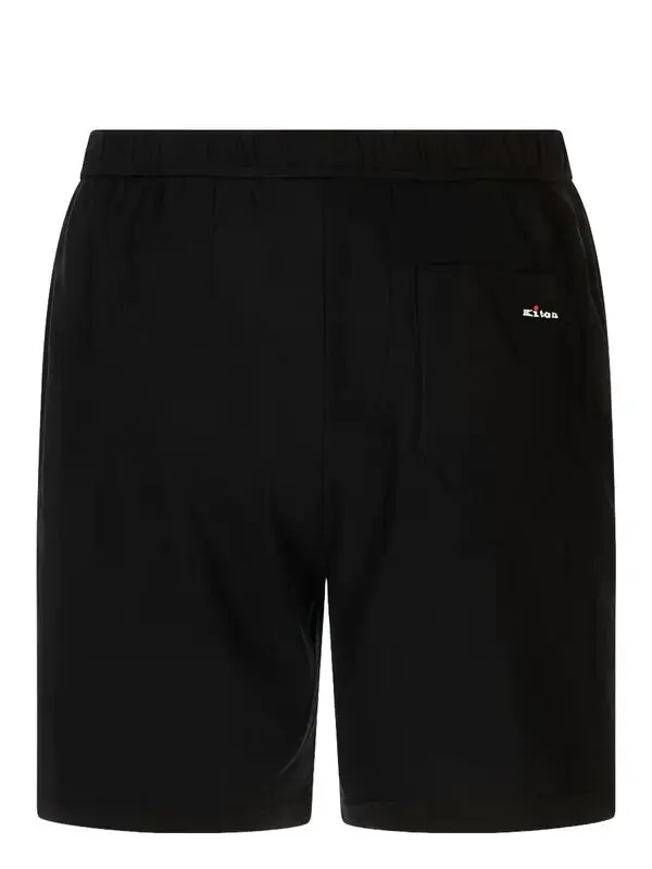 Kiton Embroidered Elasticated Shorts - Black