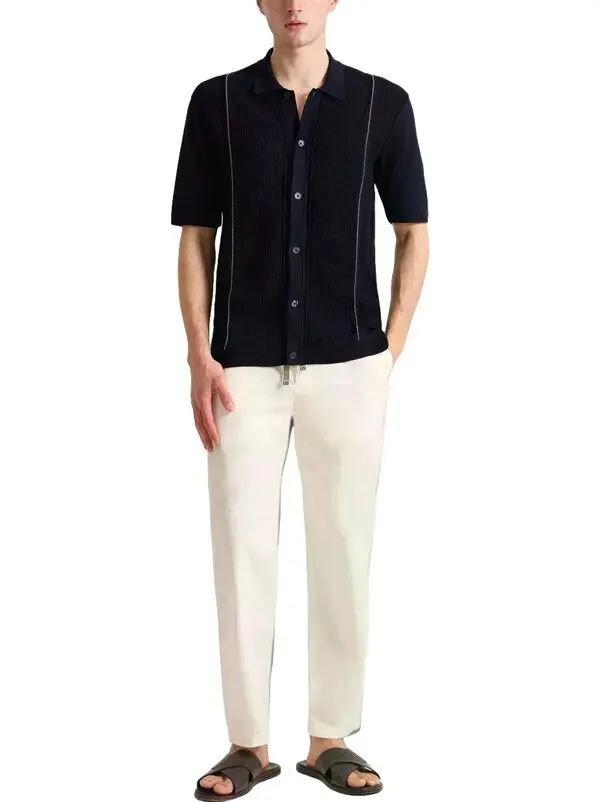 Orlebar Brown Roddy Chevron Shirt - Blue