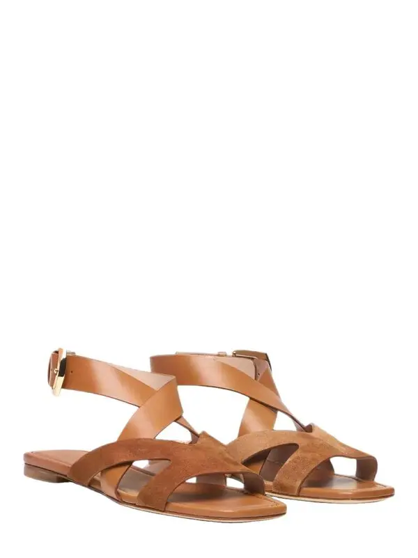 STUART WEITZMAN Sai Square-toe Sandals - Neutrals