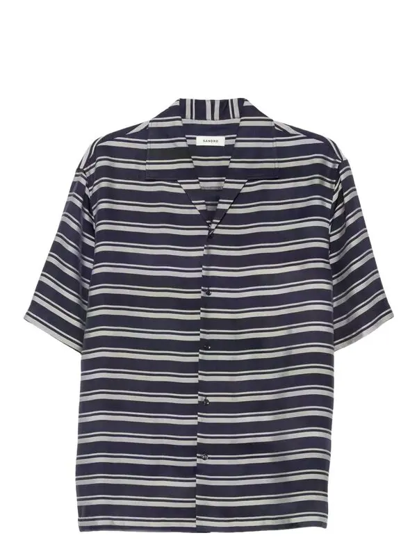 Sandro Striped Shirt - Blue