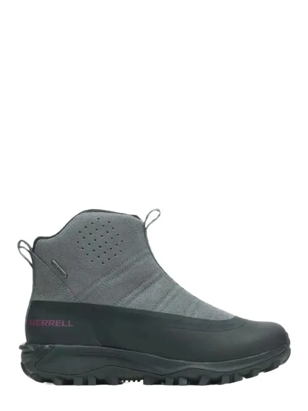 Merrell Quilted Logo Embellishment Boots - Grey