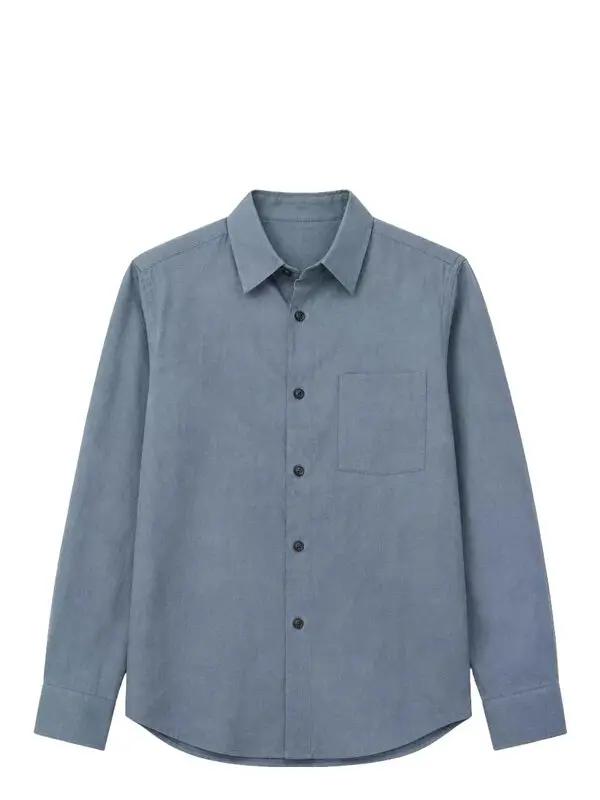 BE ABLE Chest-pocket Button-up Shirt - Blue
