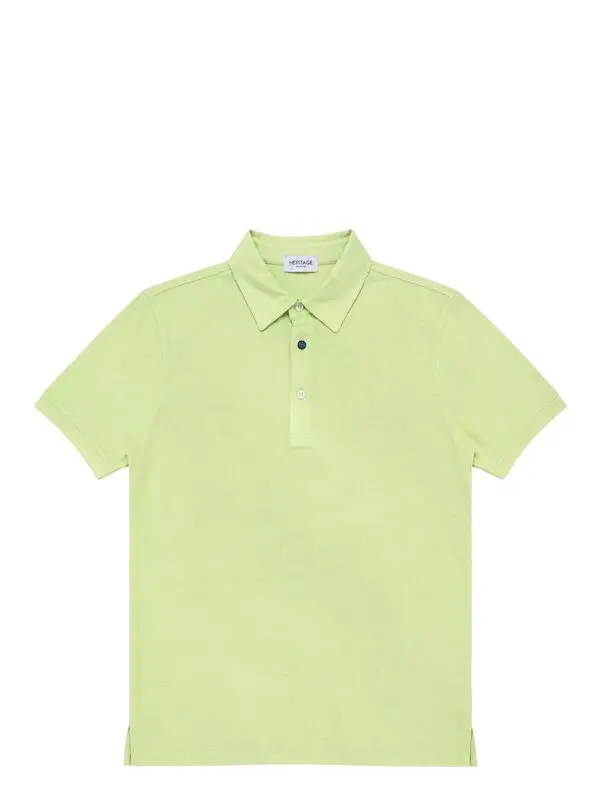 HERITAGE Short-sleeve Polo Shirt - Green