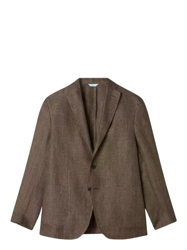 Boglioli Prince Of Wales Check Jacket - Brown