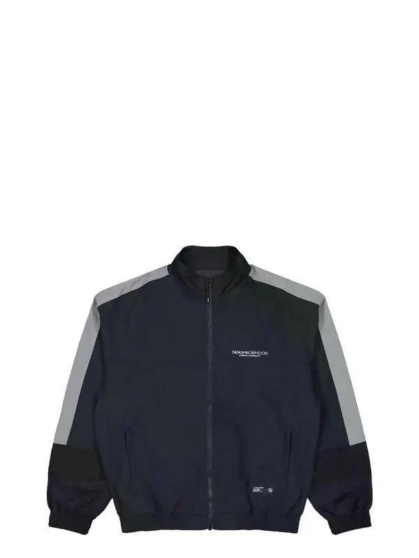 NEIGHBORHOOD Panelled Logo Track Jacket - Blue