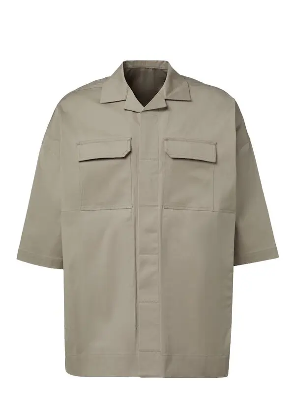Rick Owens Magnum Tommy Cotton-blend Poplin Shirt - Grey