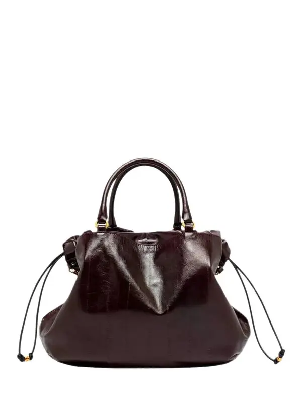 GIANNI CHIARINI Large Morgana Shoulder Bag - Red