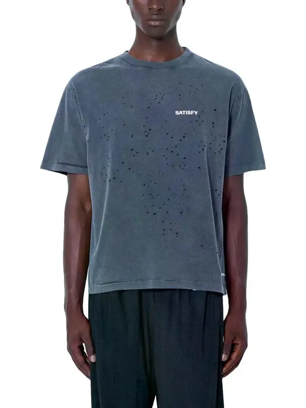Satisfy Mothtech™ Distressed T-shirt - Grey