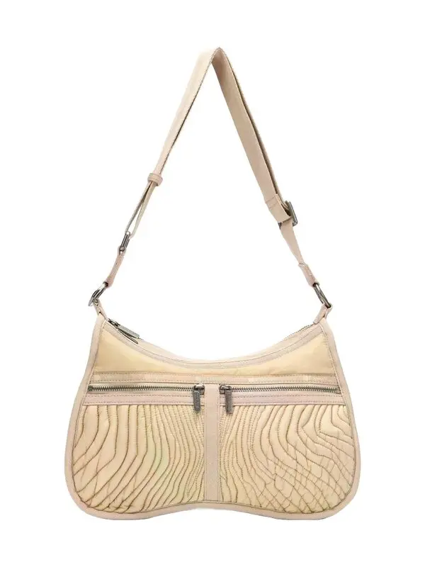 Roberto Cavalli Torino Matelassé Shoulder Bag - Neutrals