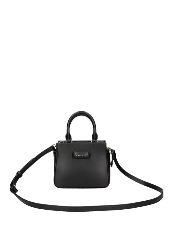 Lacoste Logo-plaque Tote Bag - Black