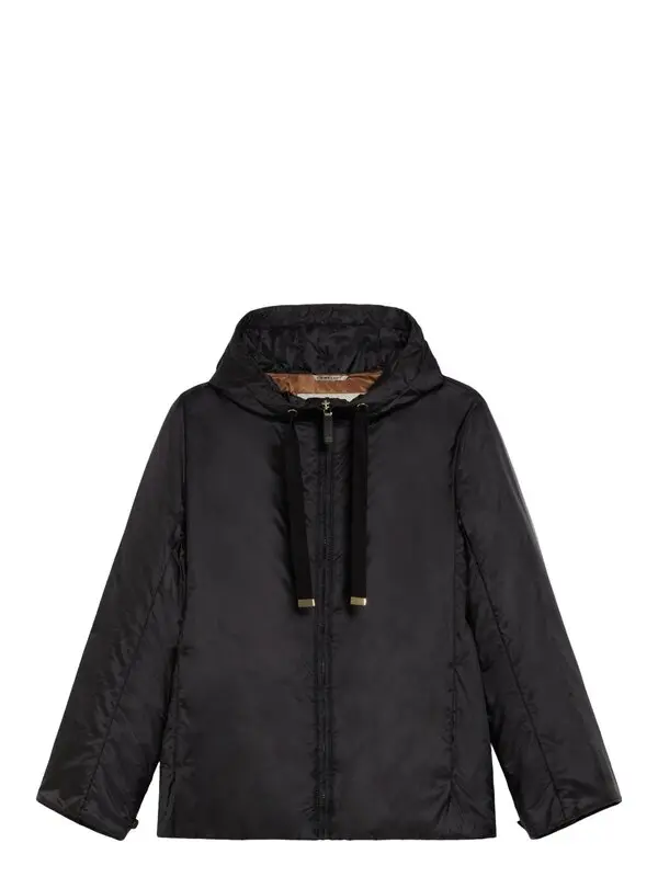 Max Mara Greenh Quilted Hooded Jacket - Black