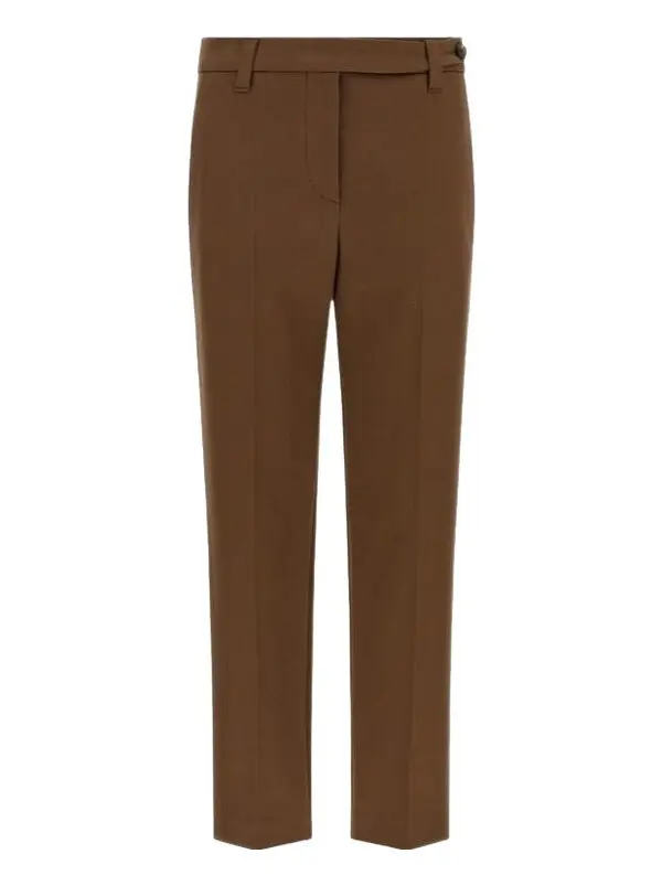 Brunello Cucinelli Pleated Tailored Trousers - Brown