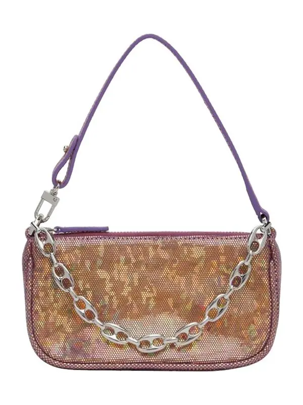 By Far Rachel Zipped Mini Bag - Brown